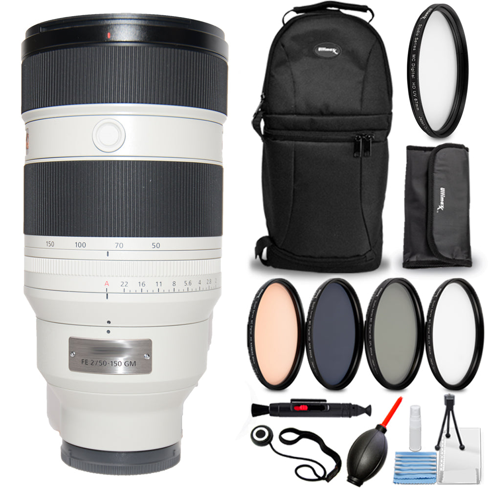 Sony FE 50-150mm f/2 GM Lens (Sony E) SEL50150GM - 9PC Accessory Bundl ...
